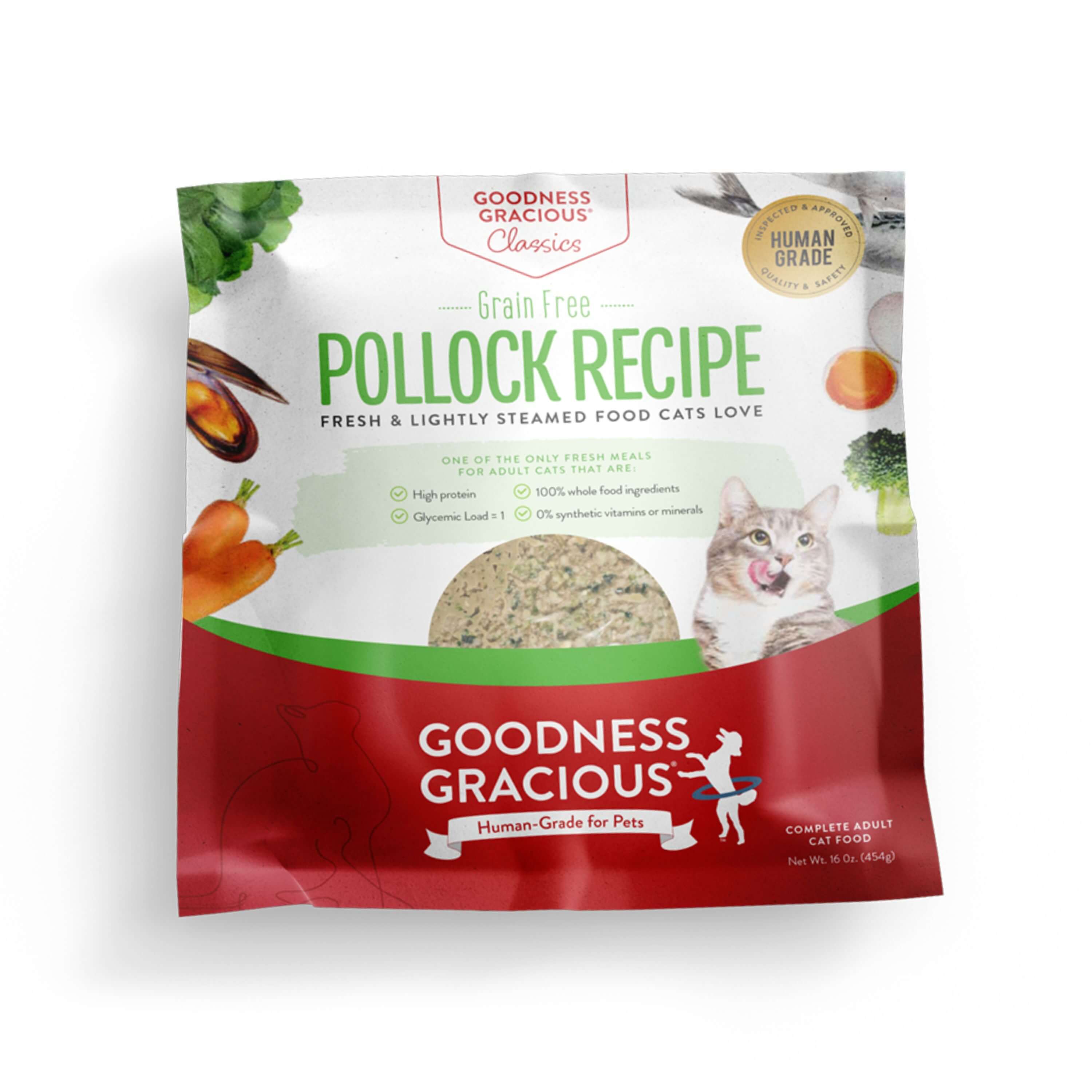 Gently Cooked Pollock Recipe for Cats – Wholesale - Goodness Gracious